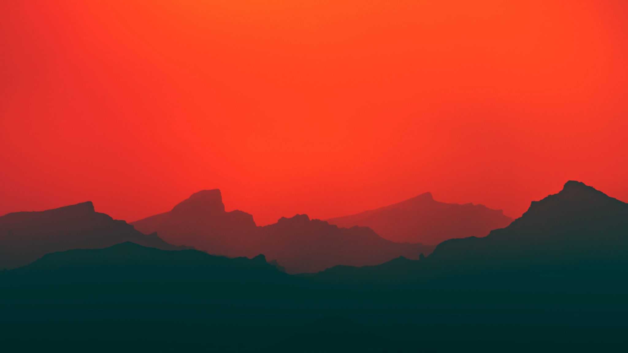 Red Horizon – 3840×2160 | Samsung The Frame TV Art